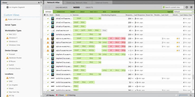 Adrem Software NetCrunch review - monitoring and visualization - ITSMDaily.com