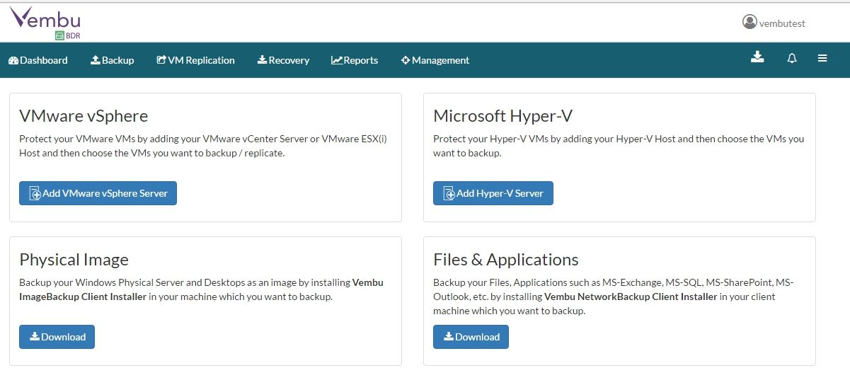 Vembu Backup & Disaster recovery suite review - ITSMDaily.com Vembu Backup & Disaster recovery suite review - ITSMDaily.com