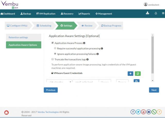 Vembu Backup & Disaster recovery suite review - ITSMDaily.com