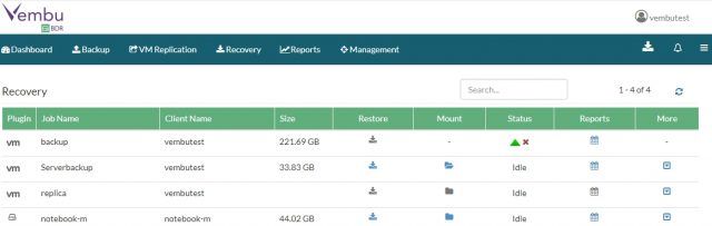 Vembu Backup & Disaster recovery suite review - ITSMDaily.com