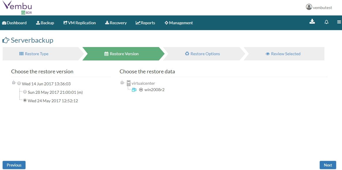 Vembu Backup & Disaster recovery suite review - ITSMDaily.com