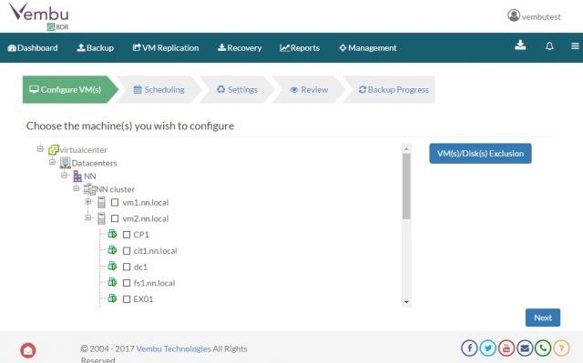 Vembu Backup & Disaster recovery suite review - ITSMDaily.com