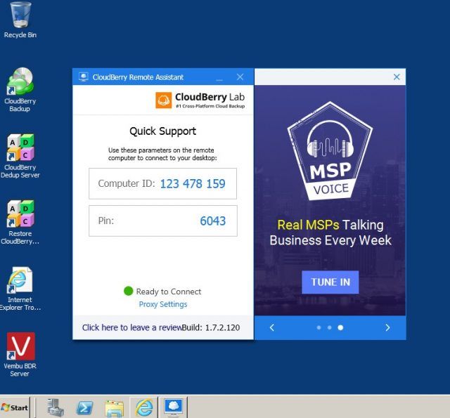 CloudBerry Remote Assistant - ITSMDaily.com