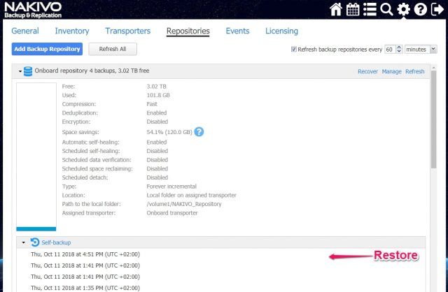 Nakivo Backup and Replication How to Self-Backup - ITSMDaily.com