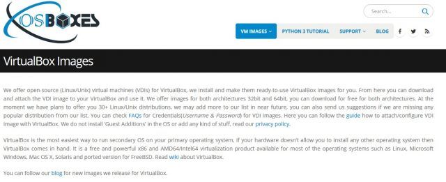 Download Pre Installed VirtualBox Images for Windows, Linux and other ...